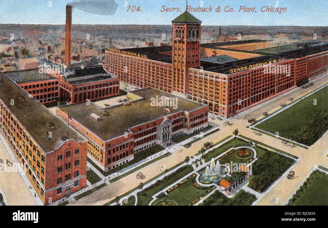 Sears Roebuck & Co plant, Chicago, Illinois, USA Stock Photo - Alamy