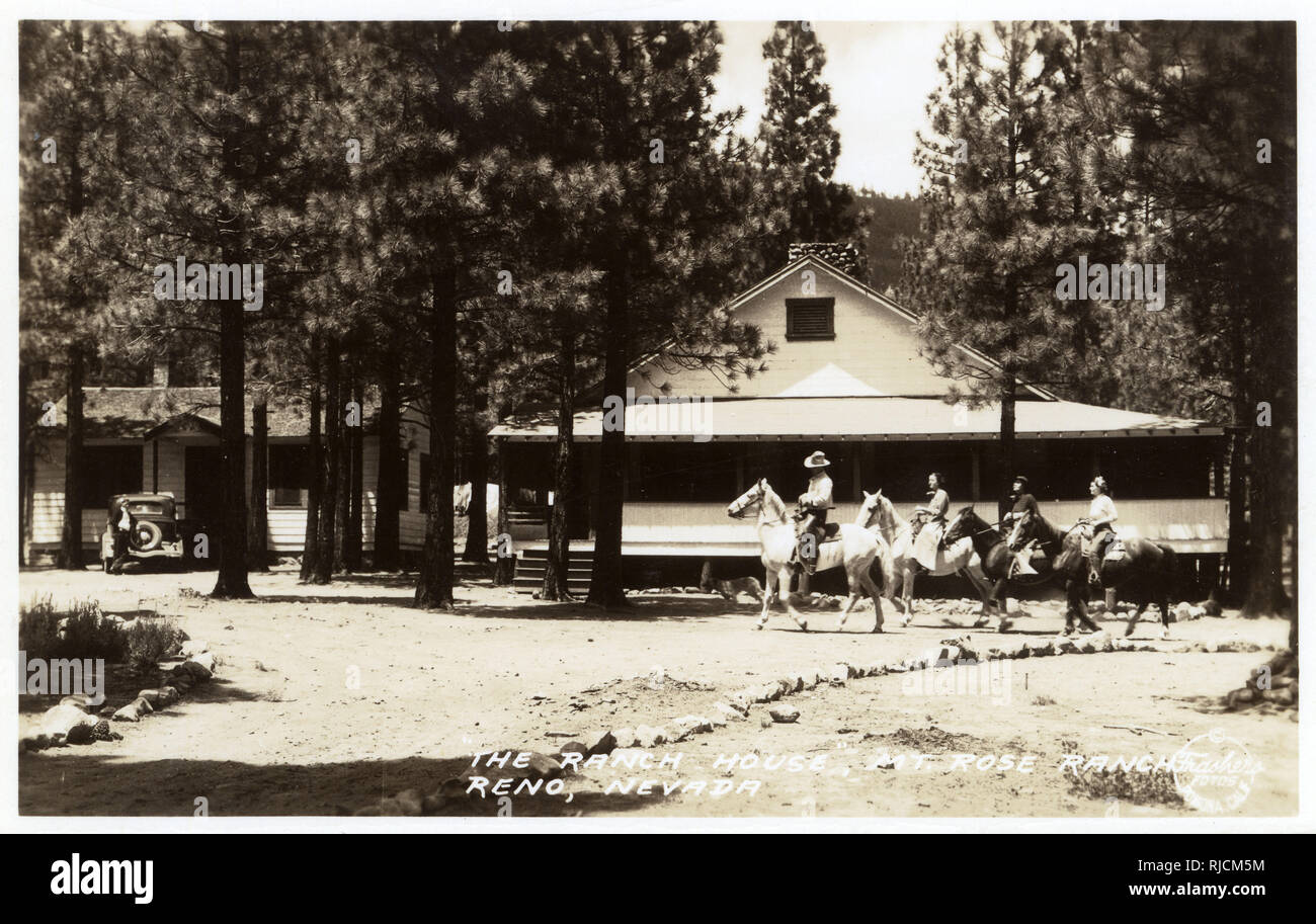 The Ranch House, Mount Rose Ranch, Reno, Nevada, USA Stock Photo - Alamy