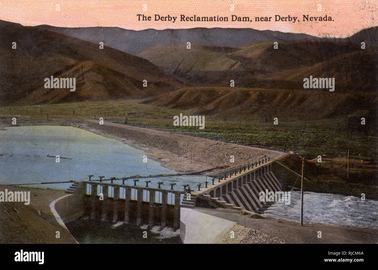 Derby Reclamation Dam, Truckee River, Nevada, USA Stock Photo - Alamy