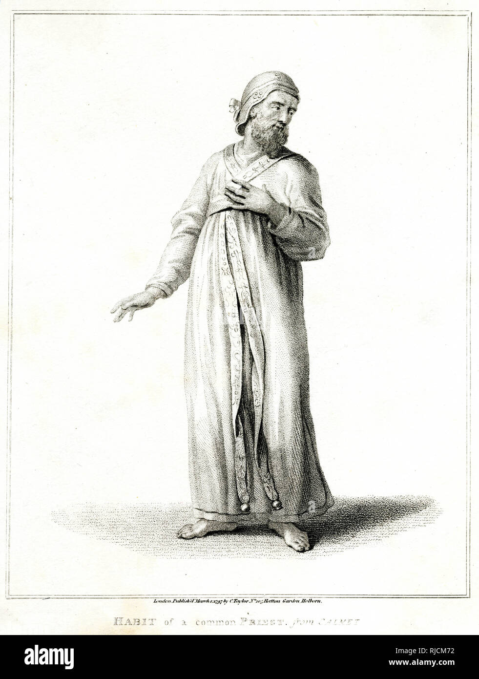 Habit of a Common Priest Stock Photo - Alamy