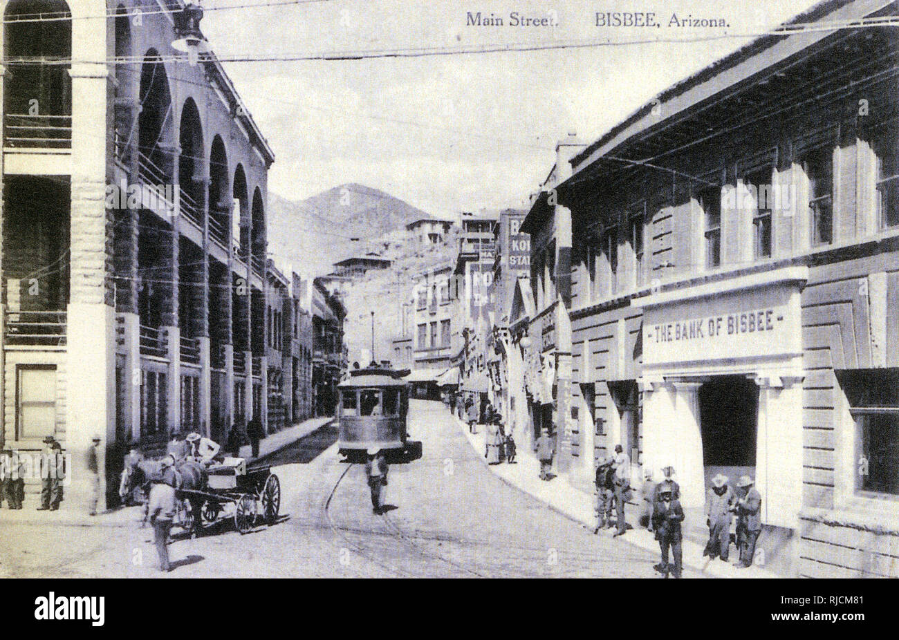 Main Street, Bisbee, Arizona, USA Stock Photo - Alamy