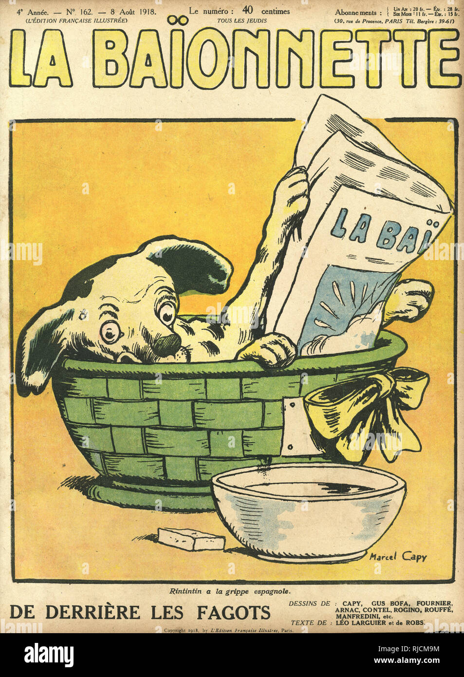 1918 pandemic cartoon hi-res stock photography and images - Alamy