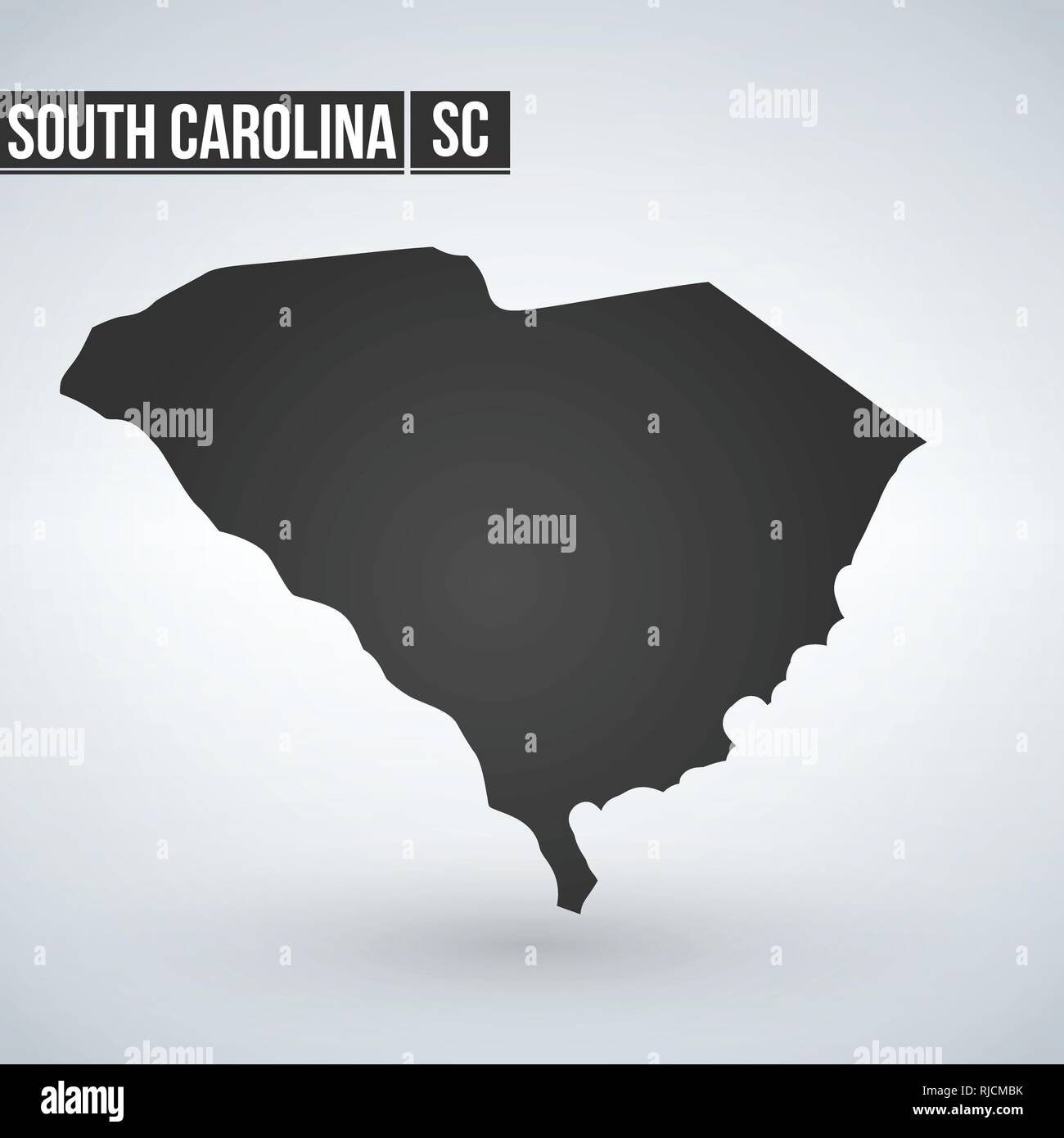 South carolina flag on Stock Vector Images - Alamy