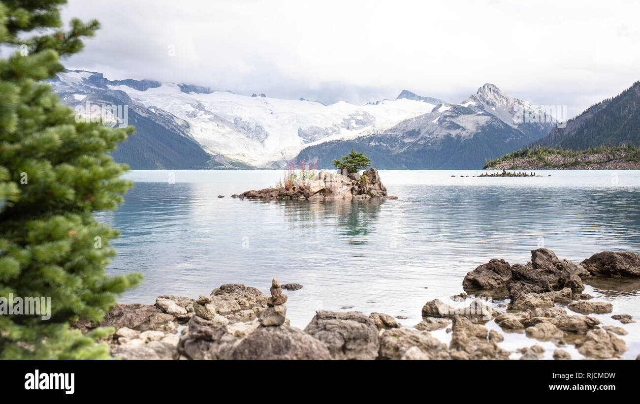 Kanada, British Columbia, Garibaldi Provincial Park, Lake Garibaldi ...