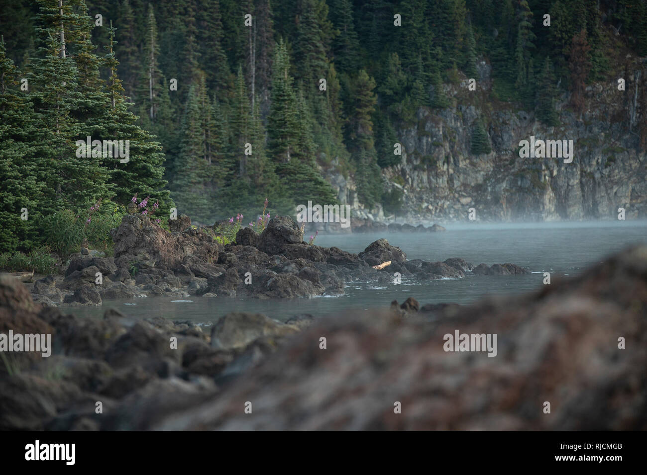 Kanada, British Columbia, Garibaldi Provincial Park, Lake Garibaldi ...