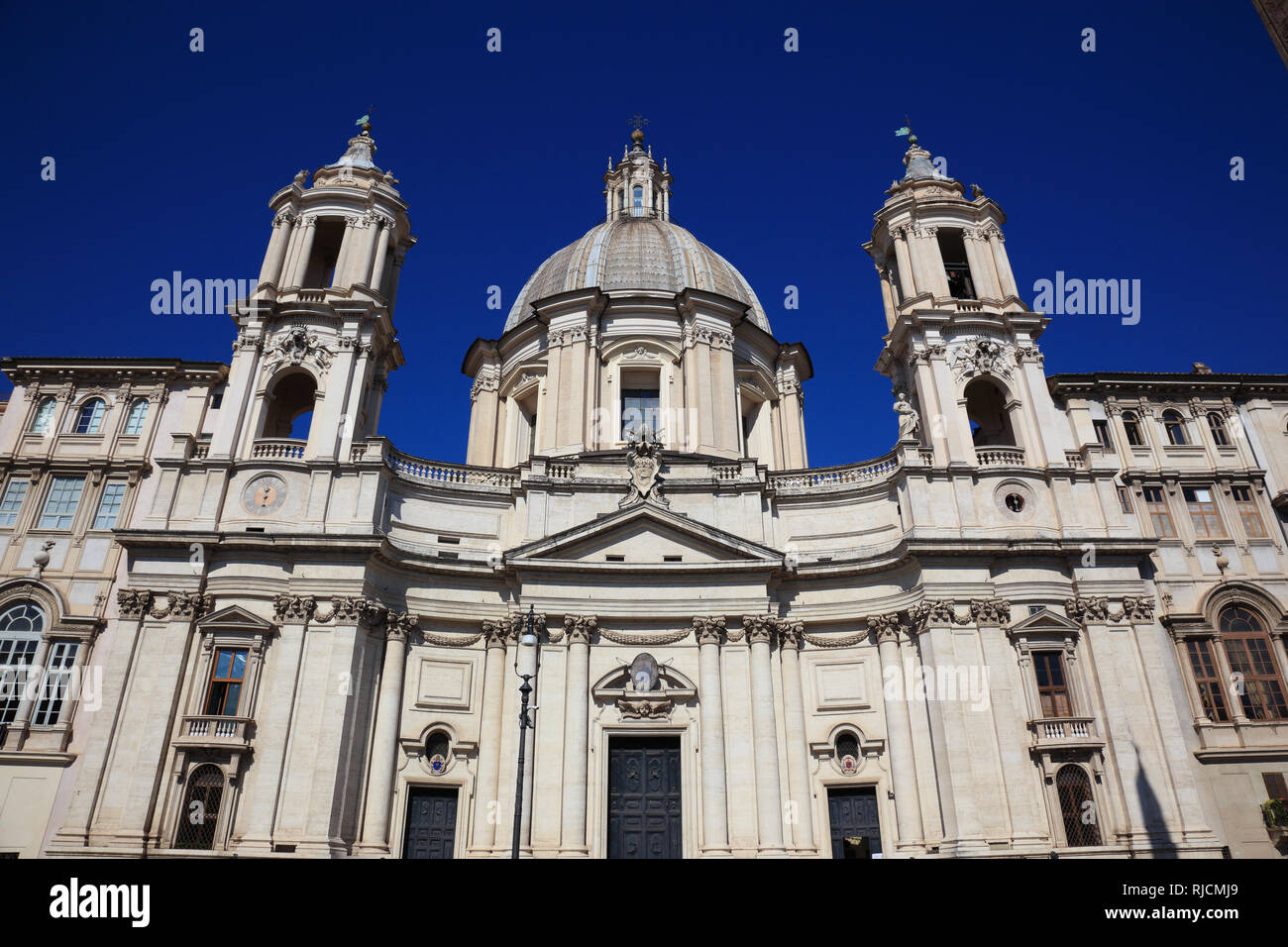 church Sant’Agnese in Agone, Piazza Navona, district of Parione, Rome ...