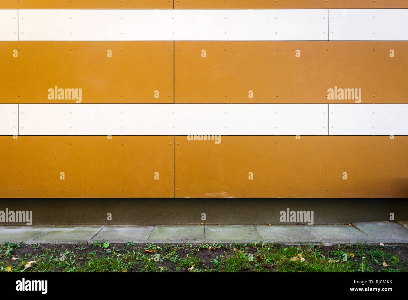 Modern weathered striped tile wall texture background Stock Photo - Alamy