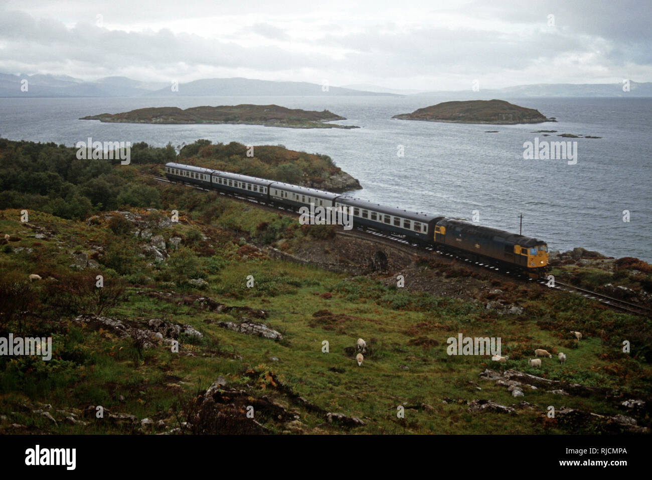 Loch carron train hi-res stock photography and images - Alamy