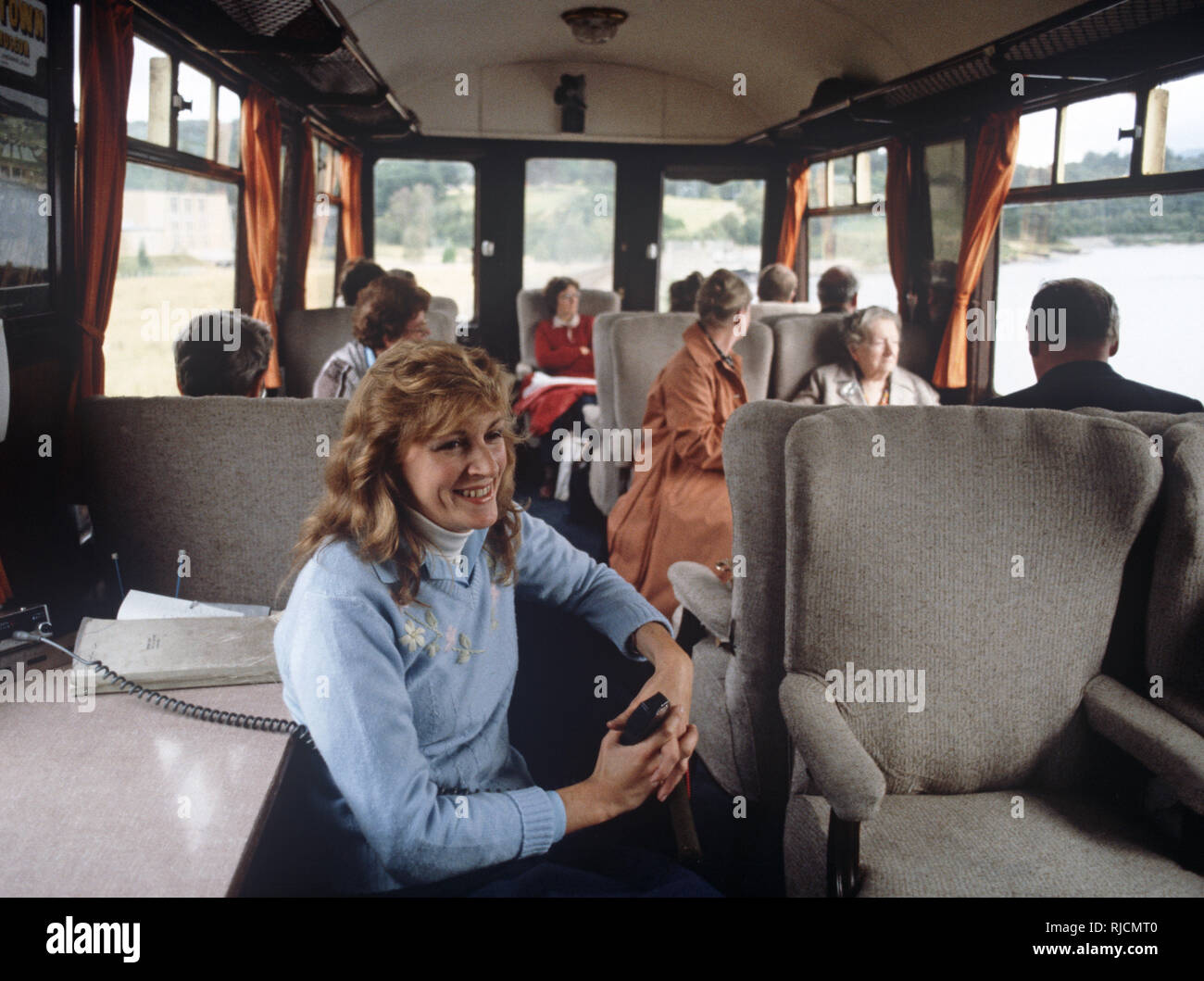 British Rail observation car on the Kyle of Lochalsh Line, Scotland ...