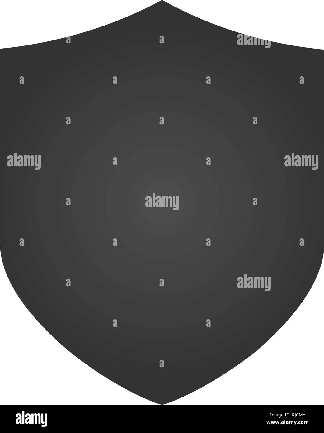 Shield Icon in trendy flat style isolated on white background. Shield ...