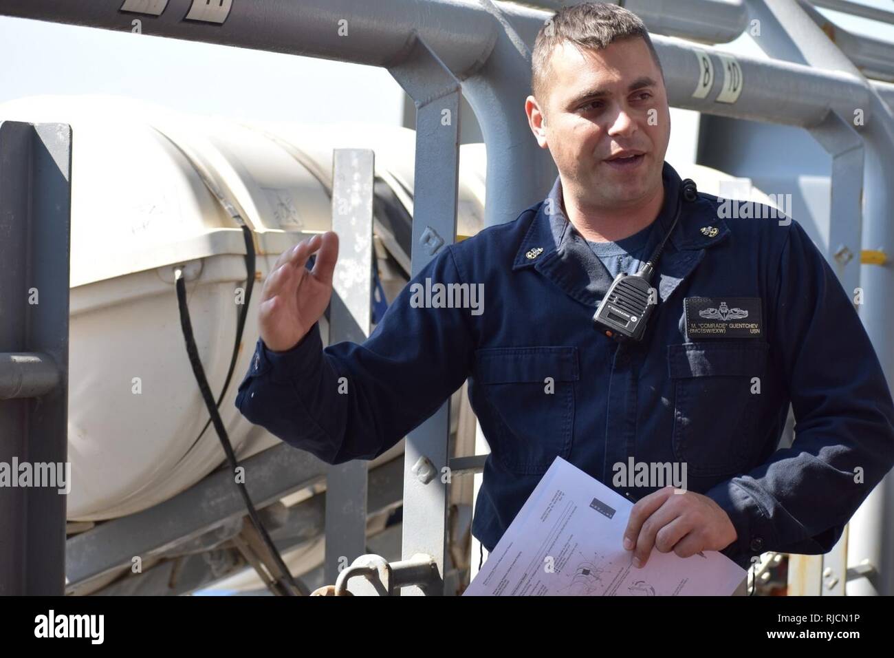 U.S. 5TH FLEET AREA OF OPERATIONS (Jan. 16, 2018) Chief Boatswains ...