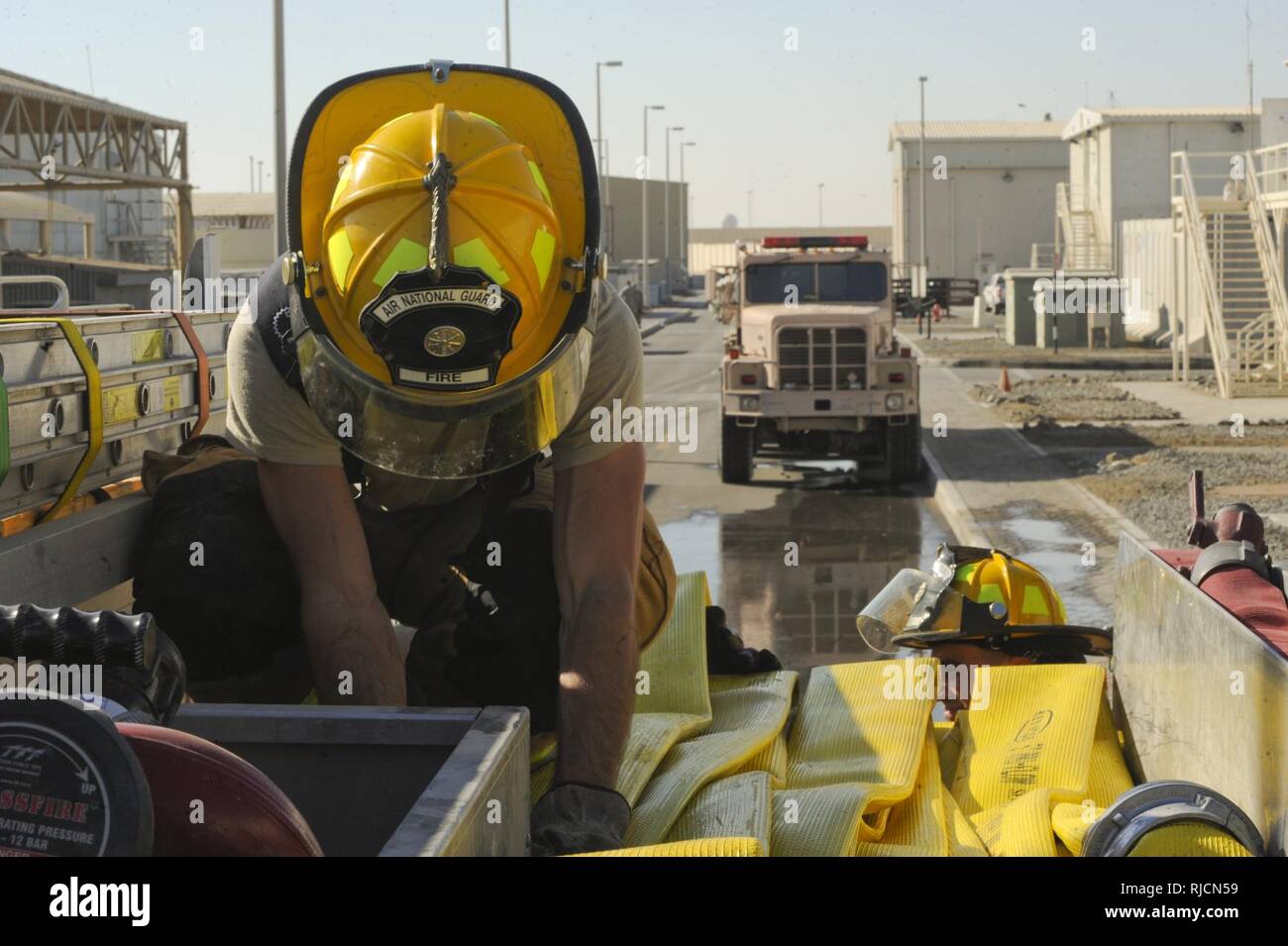 U.S. Air Force Airman 1st Class Jacob Bull, 380th Expeditionary Civil ...