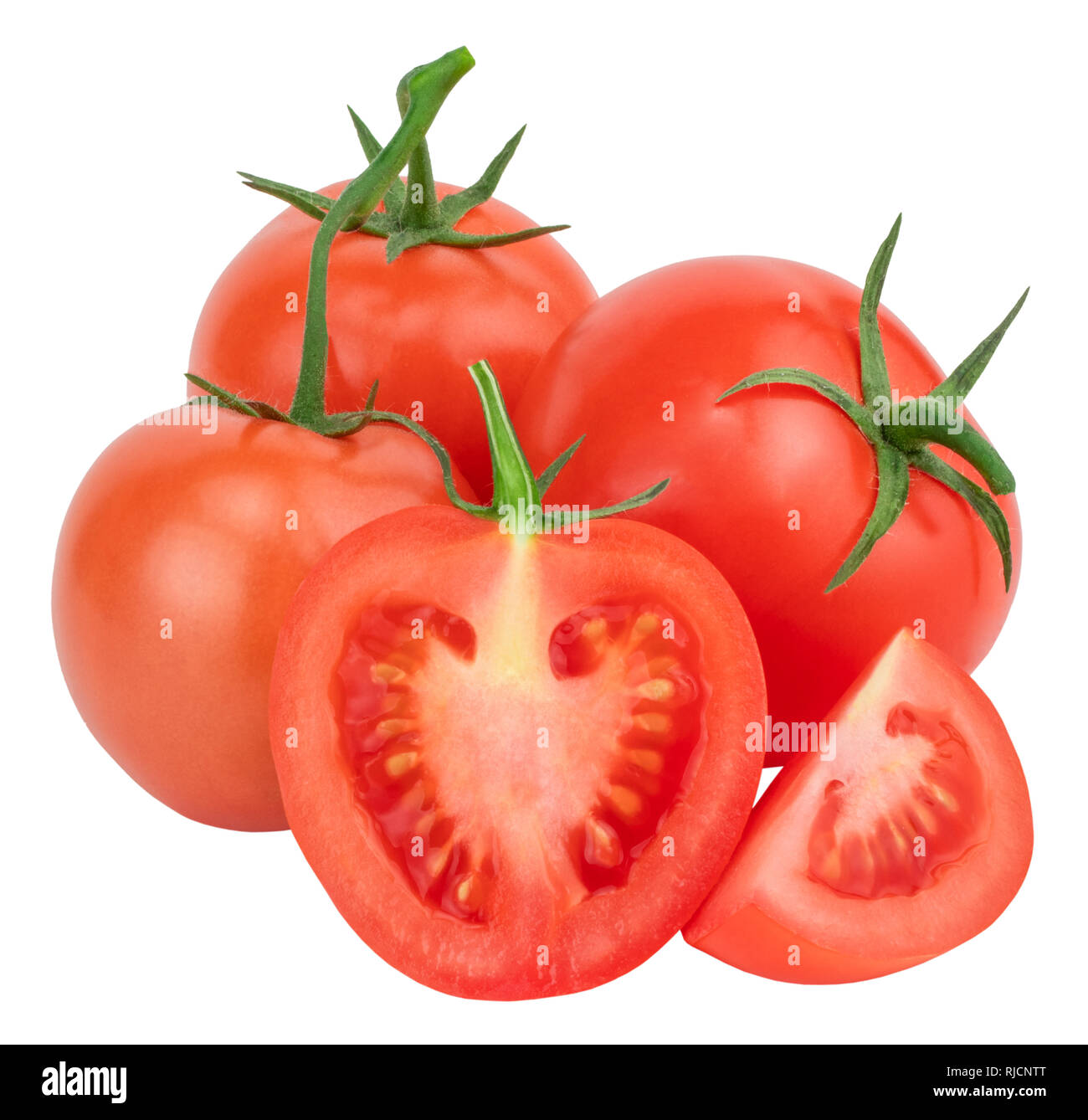 Tomato isolated on white. With clipping path Stock Photo - Alamy