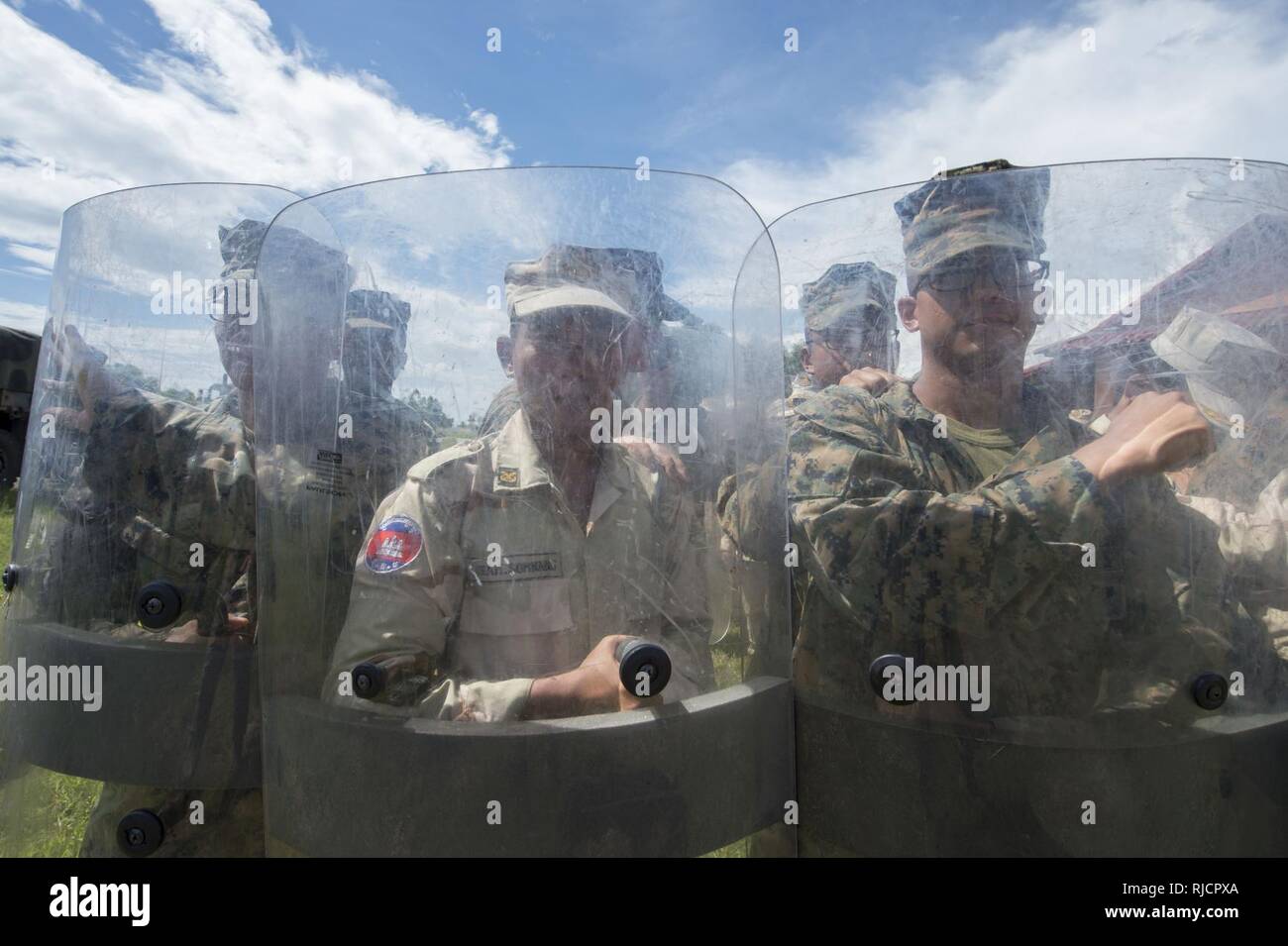 SIHANOUKVILLE, Cambodia (Oct. 31, 2016) - A Royal Cambodian Navy sailor ...