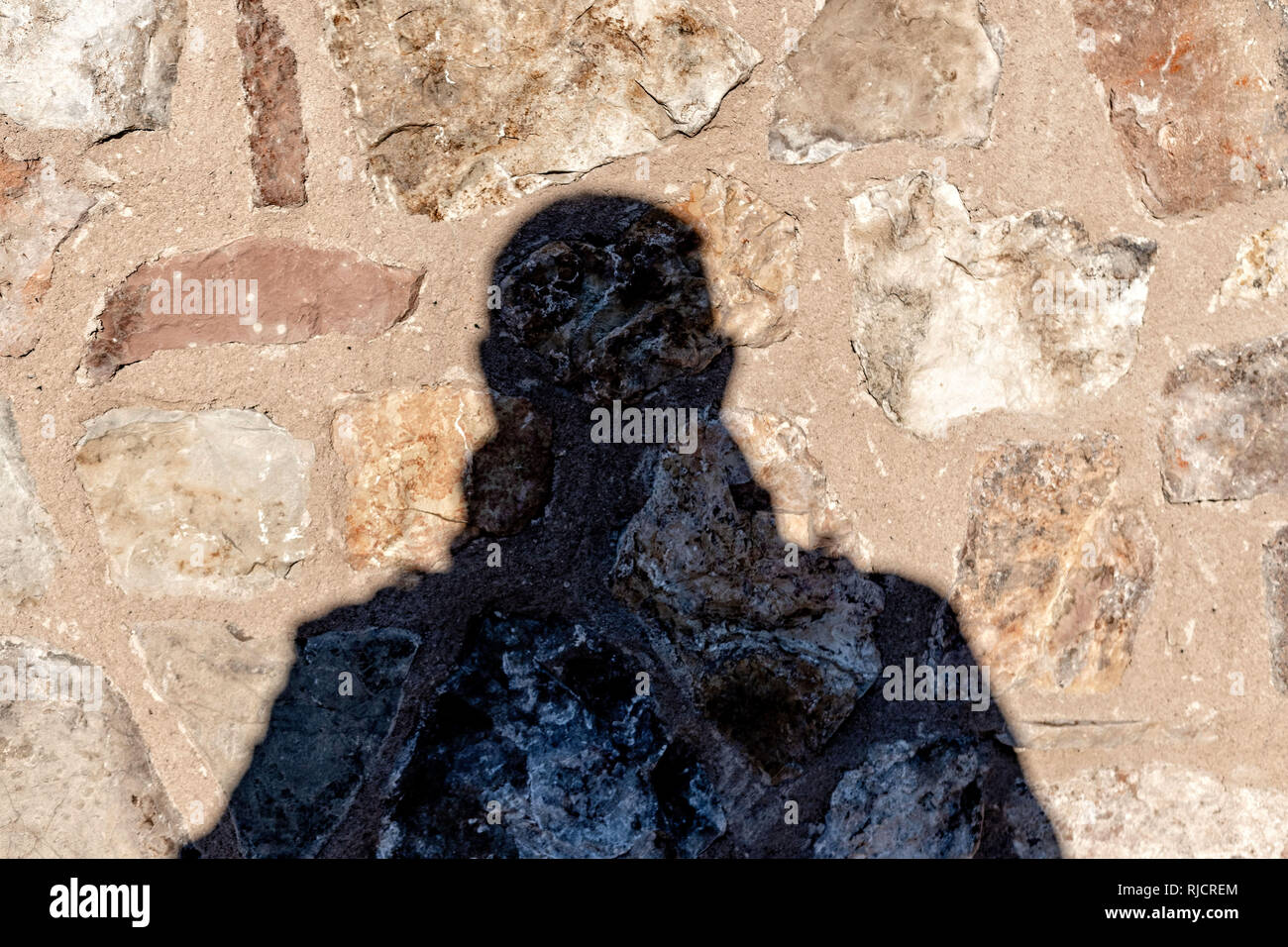 Woman silhouette trapped hi-res stock photography and images - Alamy