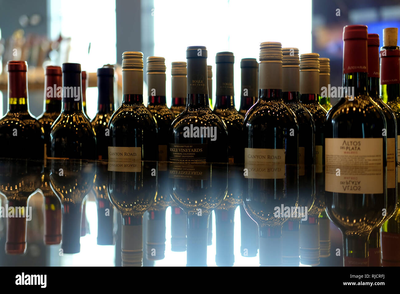 Reflective bottles hi-res stock photography and images - Alamy