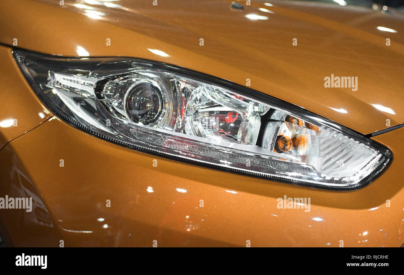 LED Xenon technology of a modern car headlight Stock Photo - Alamy