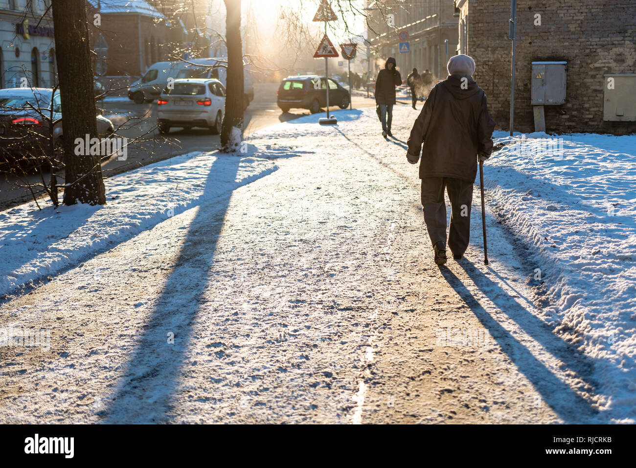 Cold Winter City