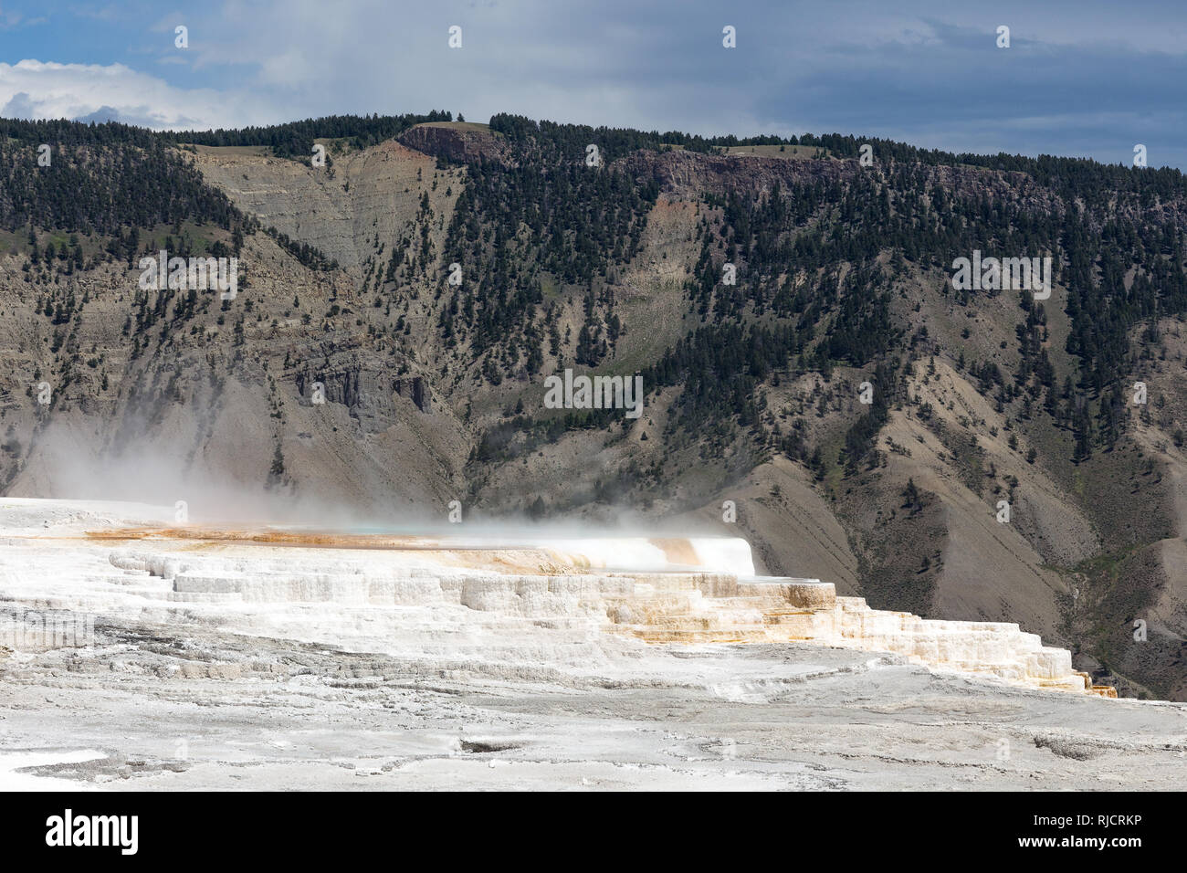 Travertine water terrace hi-res stock photography and images - Alamy