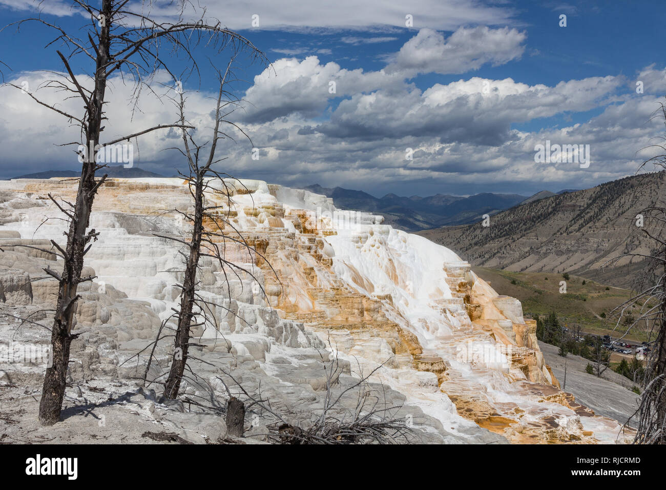 Travertine water terrace hi-res stock photography and images - Alamy