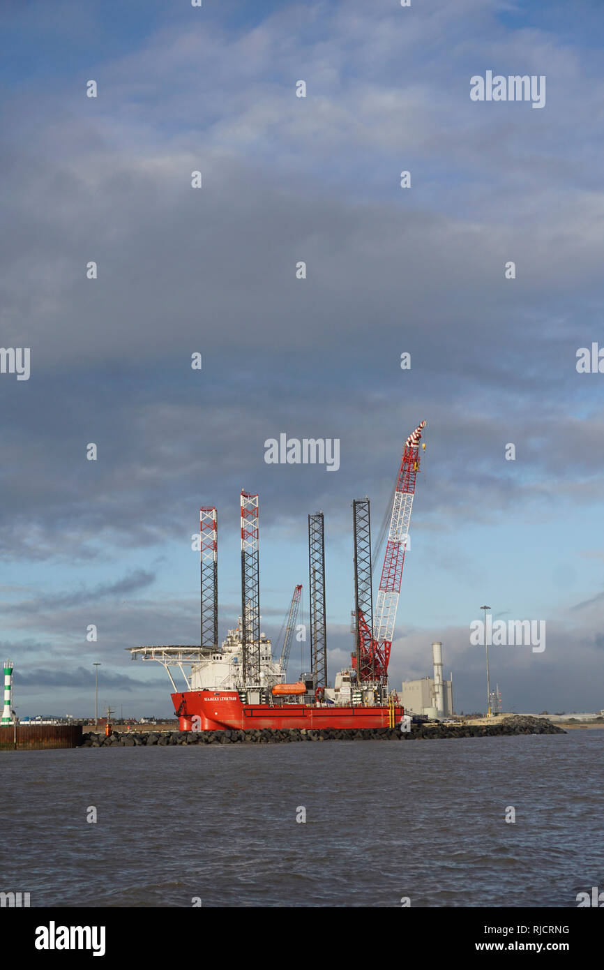 North Sea Rig Supply Boat High Resolution Stock Photography and Images ...