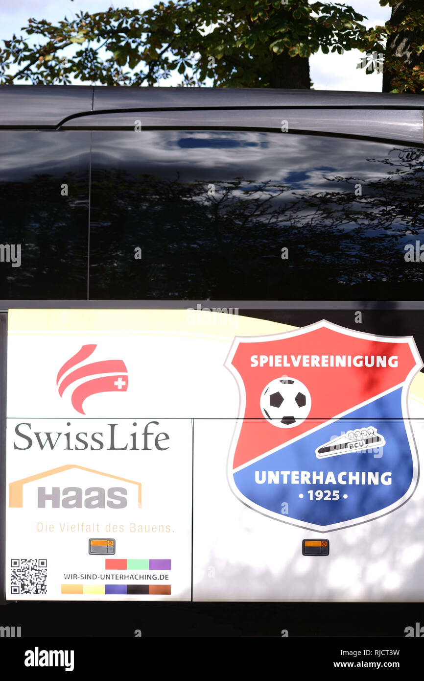 Nieder-Olm, Germany - September 15, 2018: The coat of arms of the ...