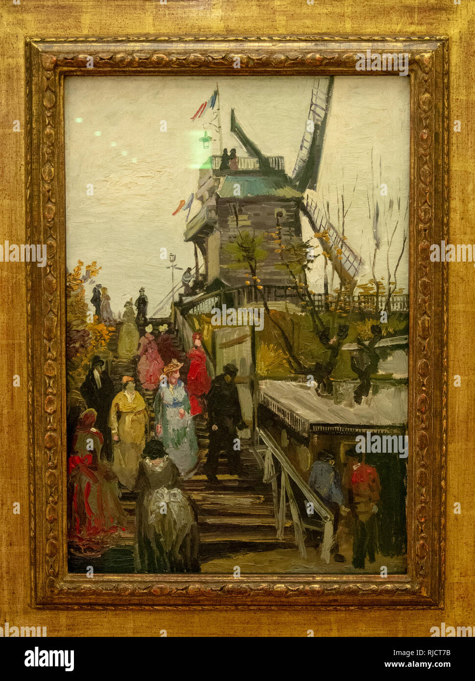 The mill le blute fin by vincent van gogh hi-res stock photography and ...