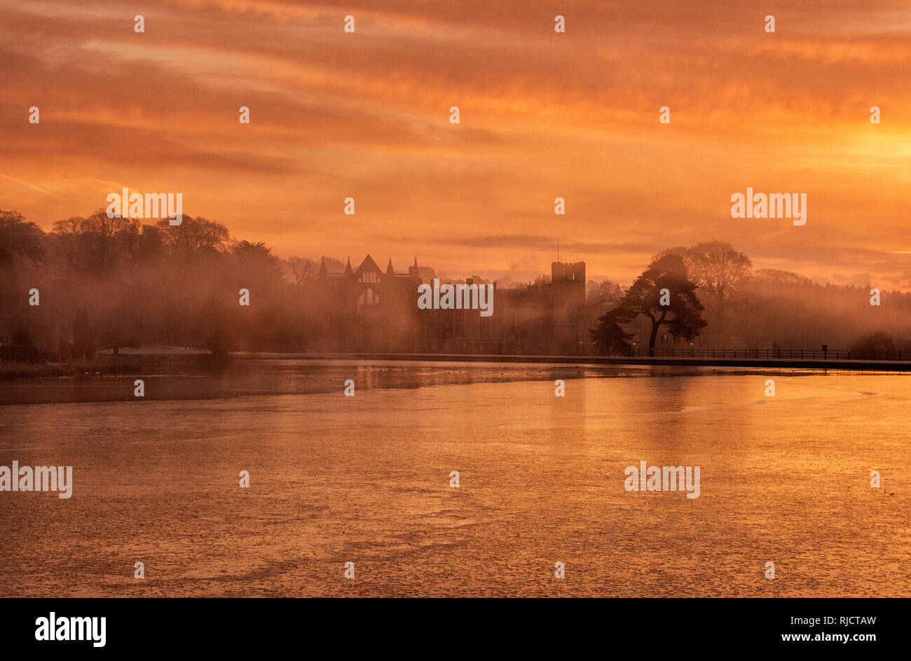 Newstead abbey winter hi-res stock photography and images - Alamy