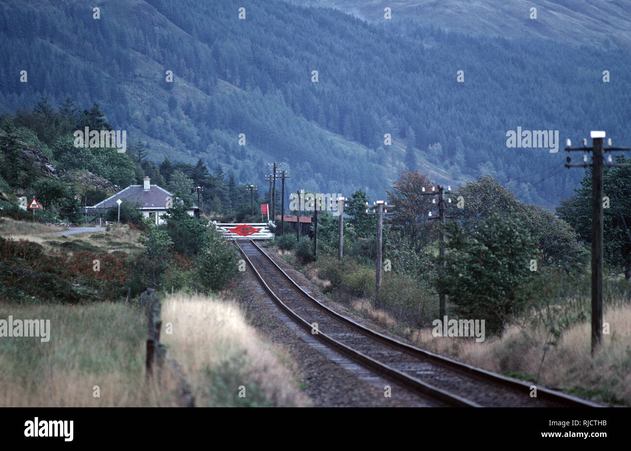 Level crossing cottage hi-res stock photography and images - Alamy
