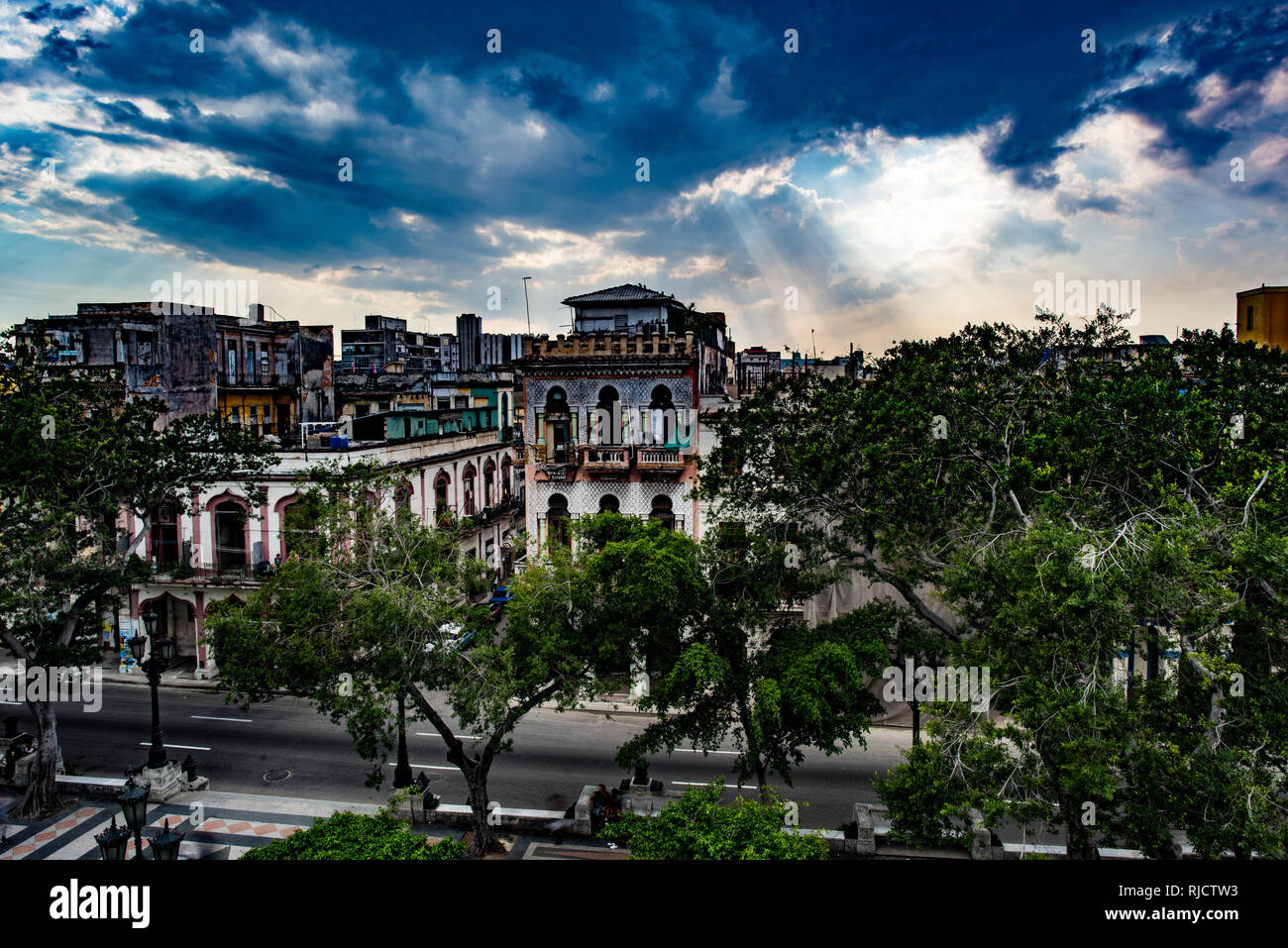 View from 6th Floor, Havana, Cuba Stock Photo - Alamy