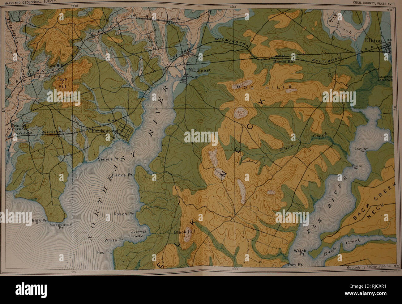 Map of mathews hi-res stock photography and images - Alamy