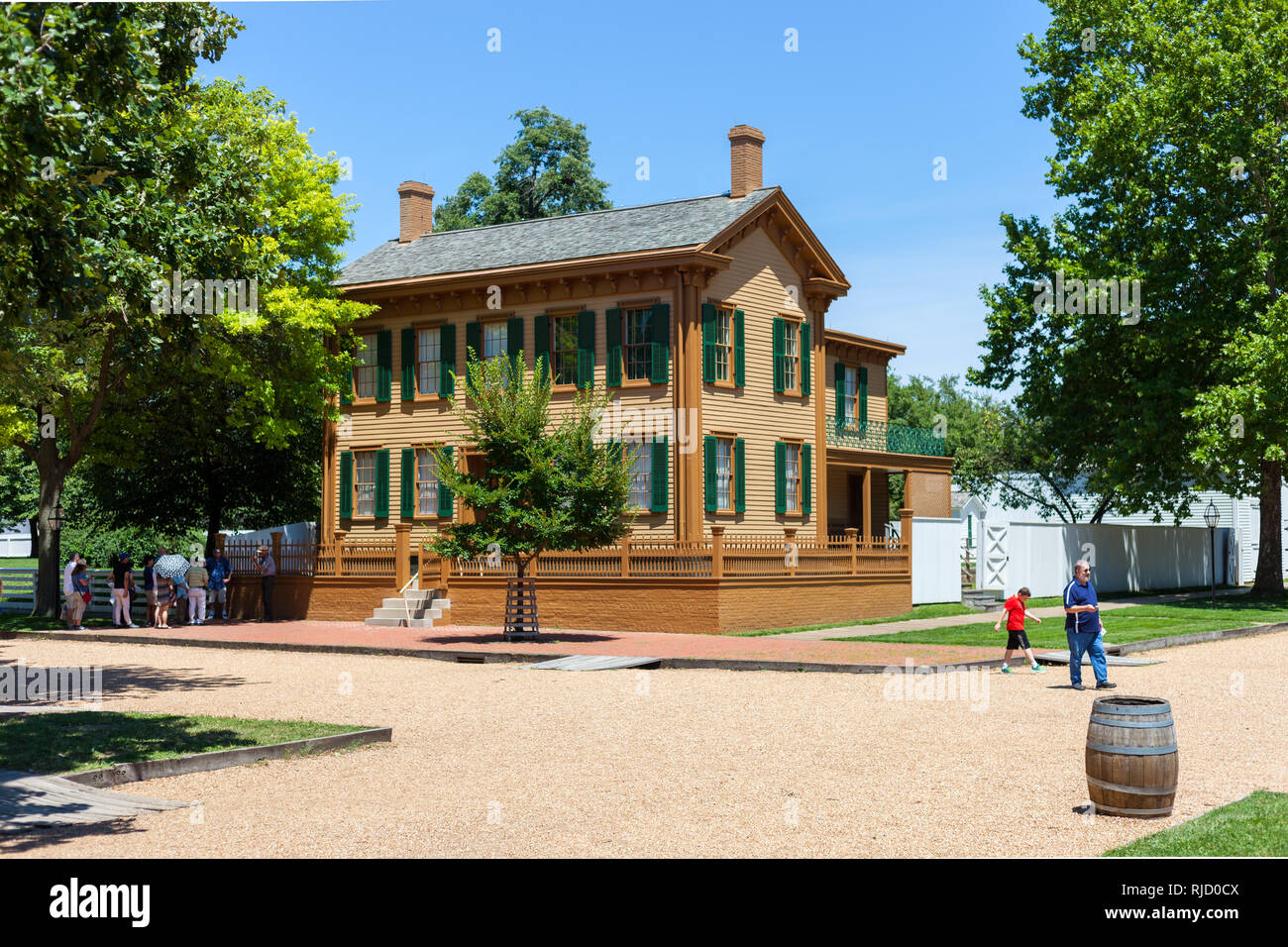 SPRINGFIELD, IL - JULY 11, 2018 - Lincoln Home National Historic Site ...