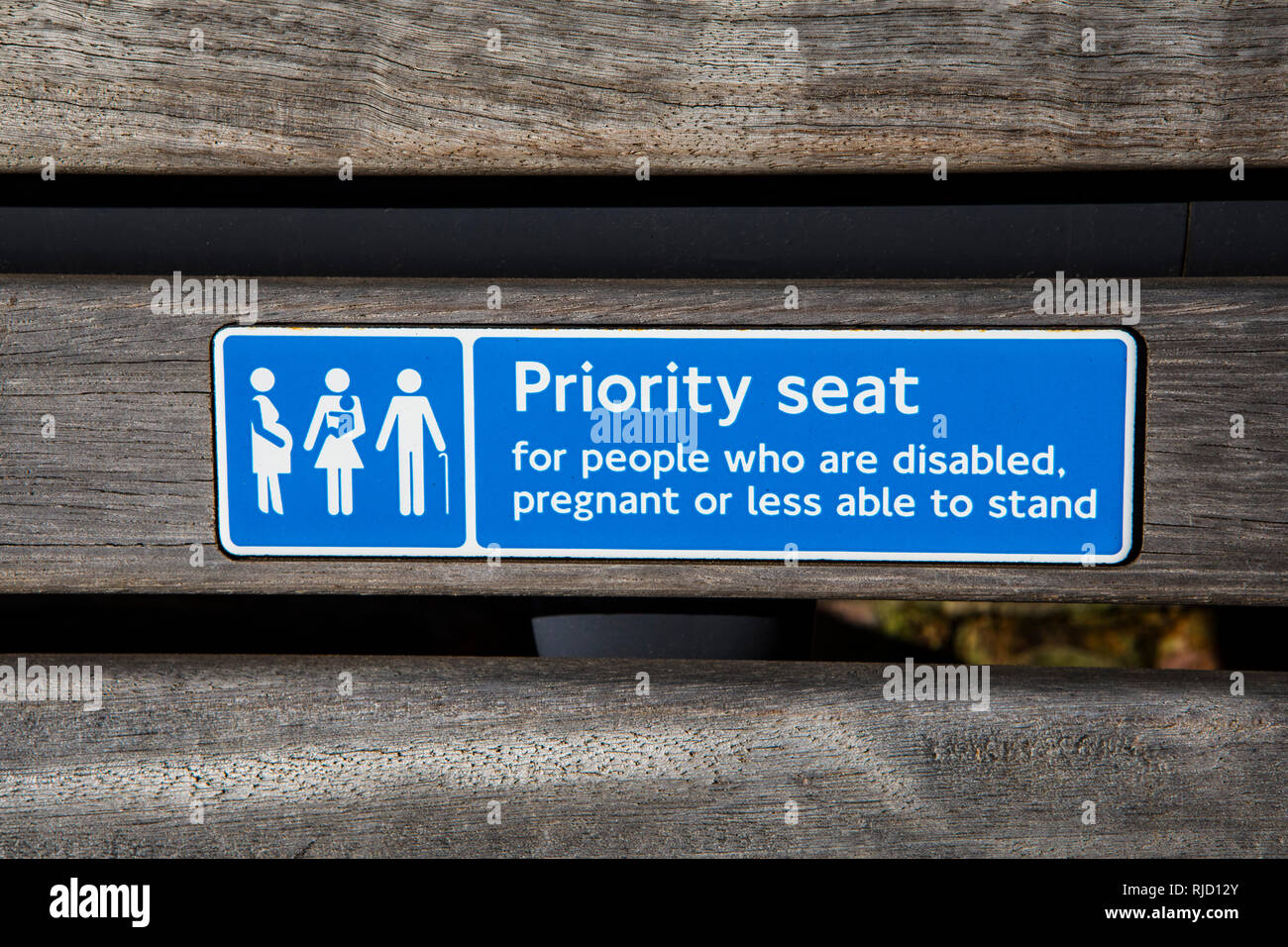 Disabled seat bus hi-res stock photography and images - Alamy