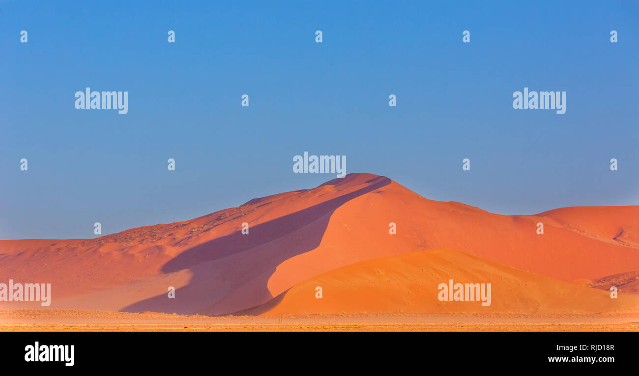 High Red Sand Dunes Stock Photo - Alamy