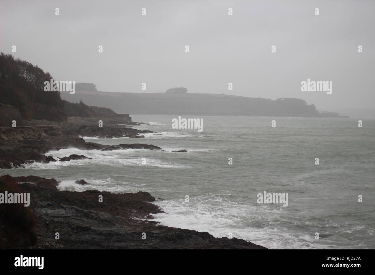 Cornish Rocks and waves 6 Stock Photo - Alamy