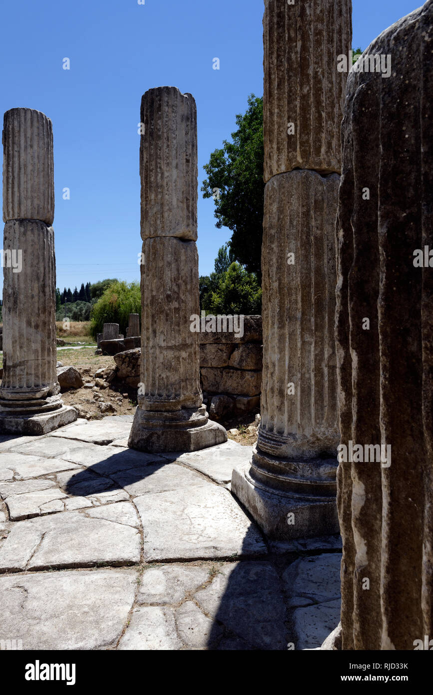 The Propylon, the entrance to the sanctuary of Greek goddess Hecate ...