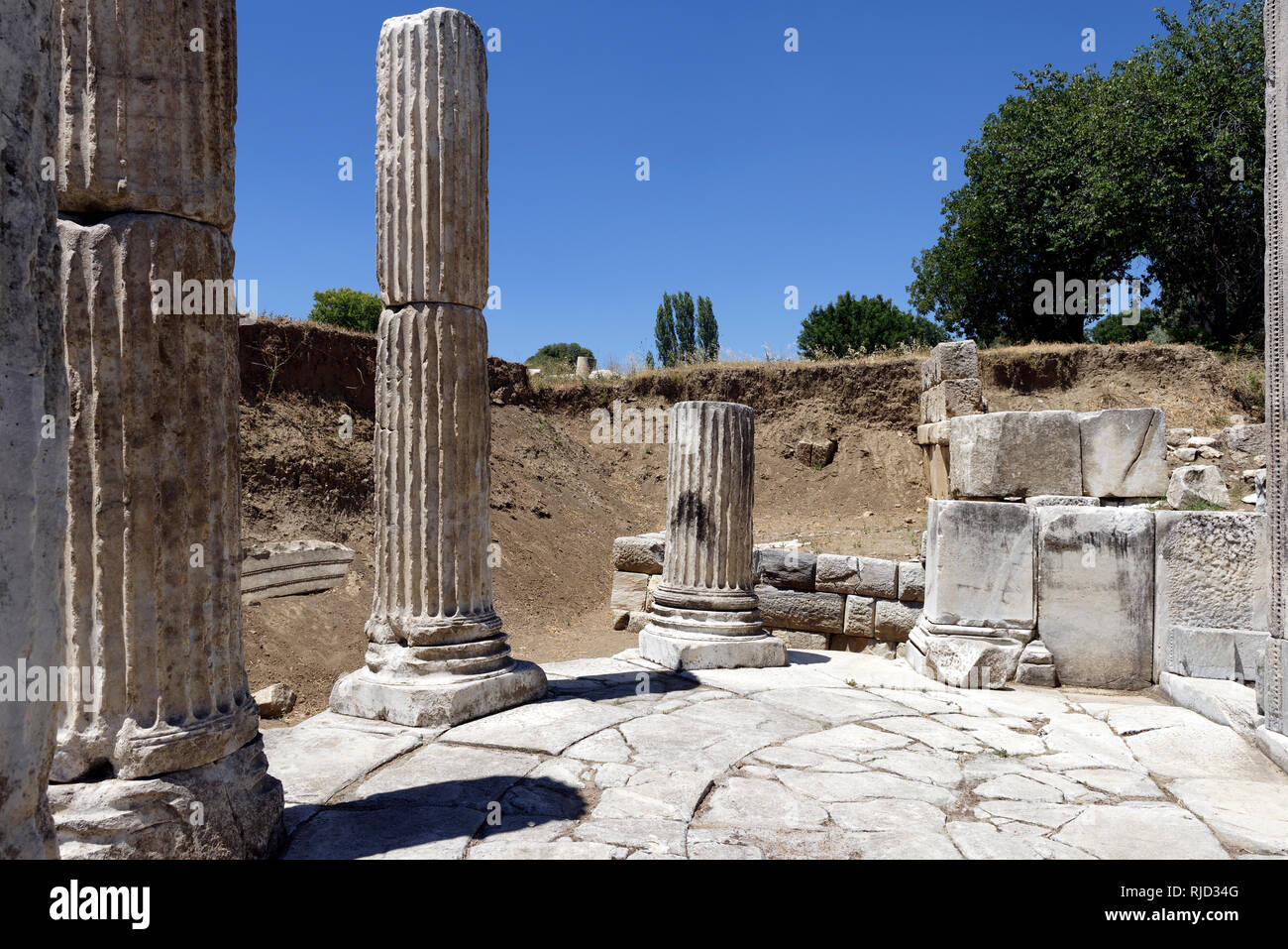 The Propylon, the entrance to the sanctuary of Greek goddess Hecate ...