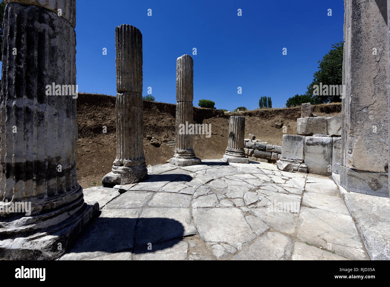 The Propylon, the entrance to the sanctuary of Greek goddess Hecate ...