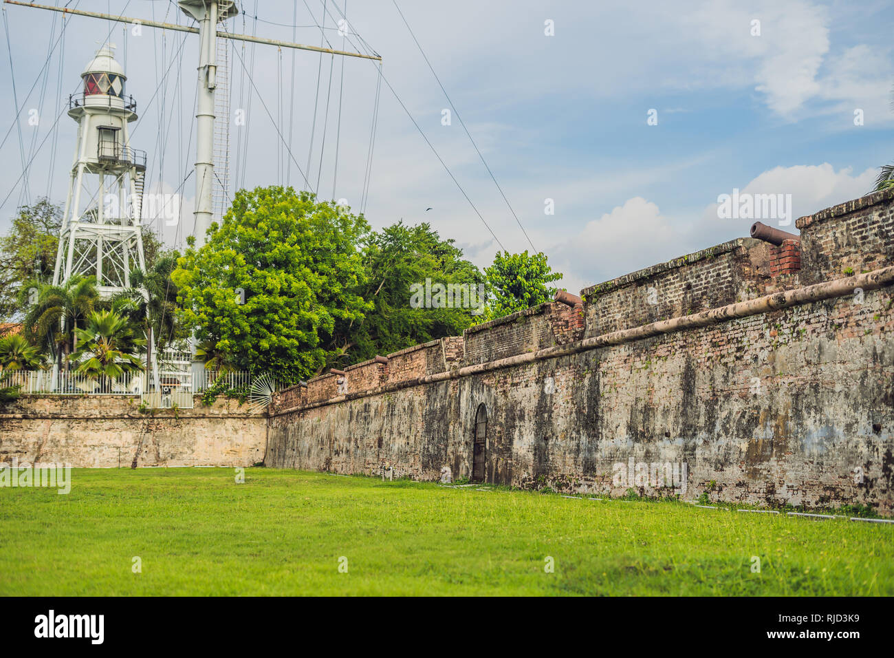 Fort Cornwallis in Georgetown, Penang, is a star fort built by the ...