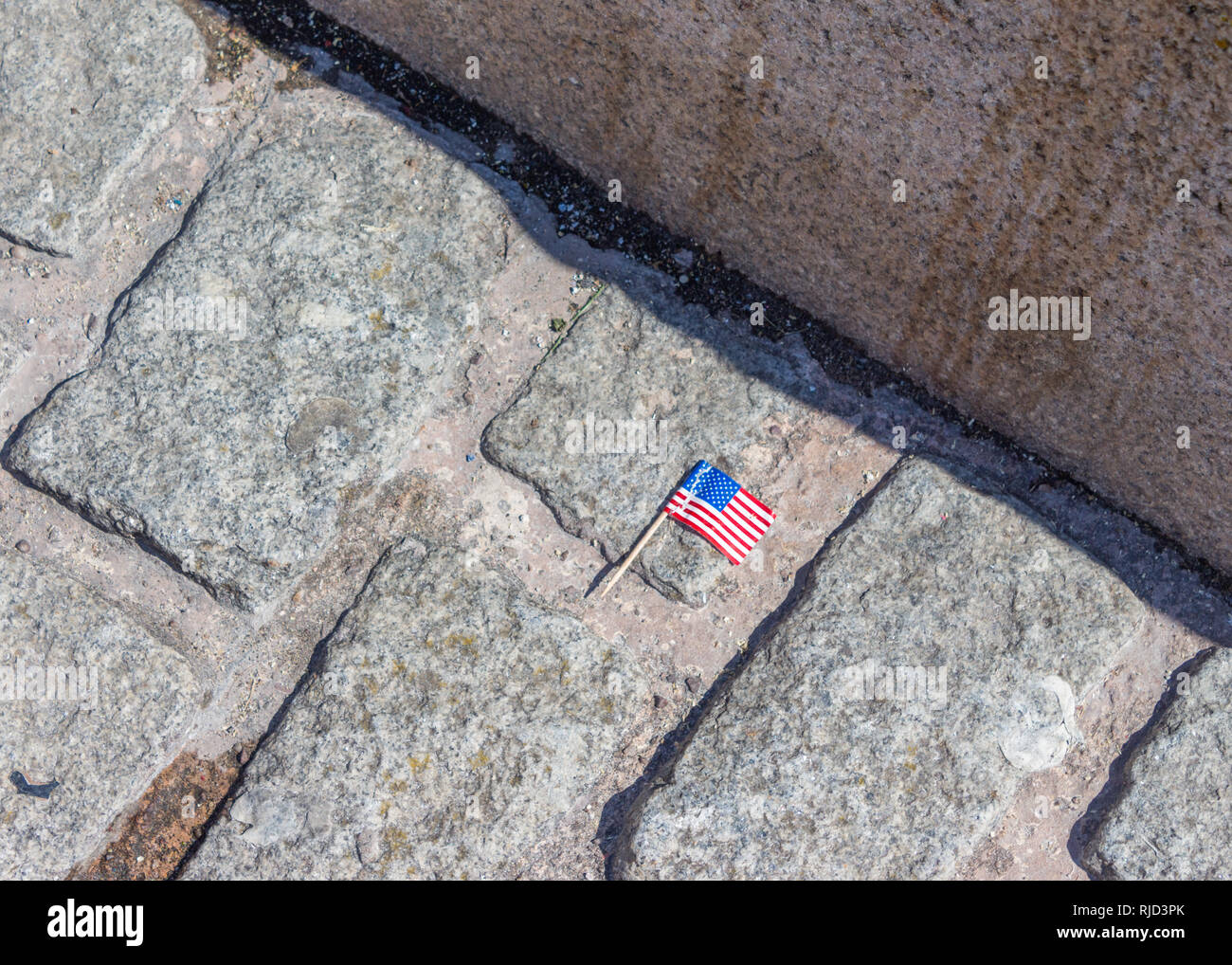 American flag laying down hi-res stock photography and images - Alamy