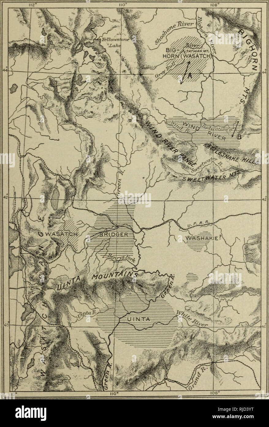 Cenozoic north america map hi-res stock photography and images - Alamy