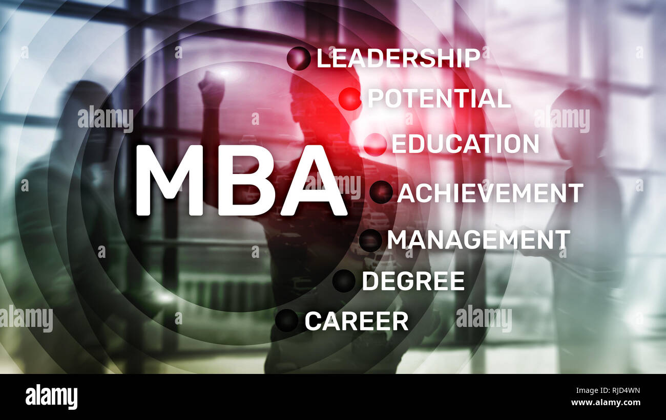 MBA - Master of business administration, e-learning, education and ...