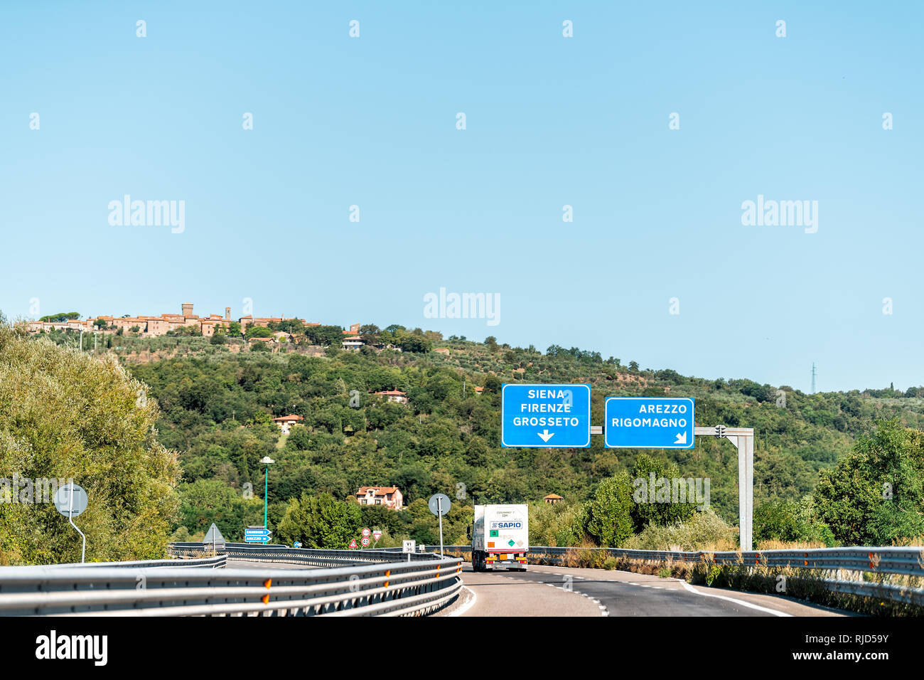 Old road signs in village hi-res stock photography and images - Alamy