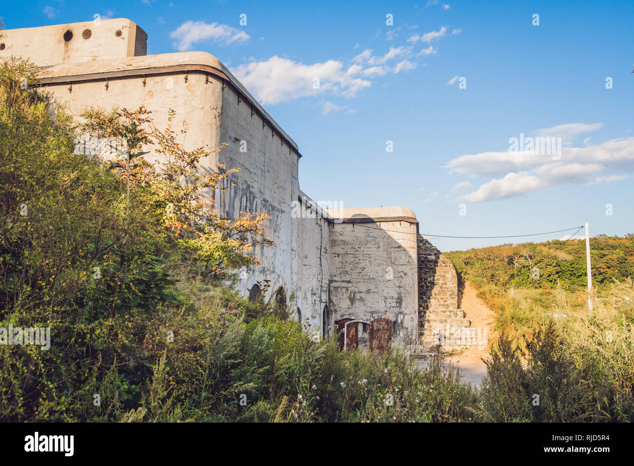 Ruins of the fort in Russia of the First World War Stock Photo - Alamy