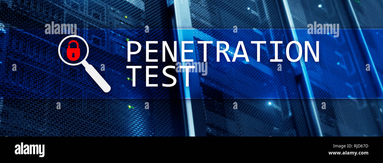 Penetration test. Cybersecurity and data protection. Hacker attack ...