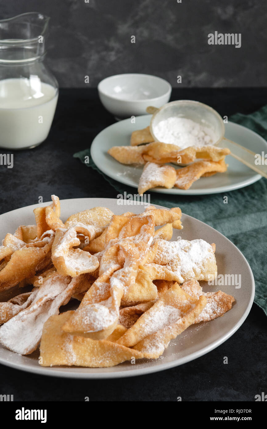 Faworki, Chrusty, Angel Wings - traditional Polish pastries served ...
