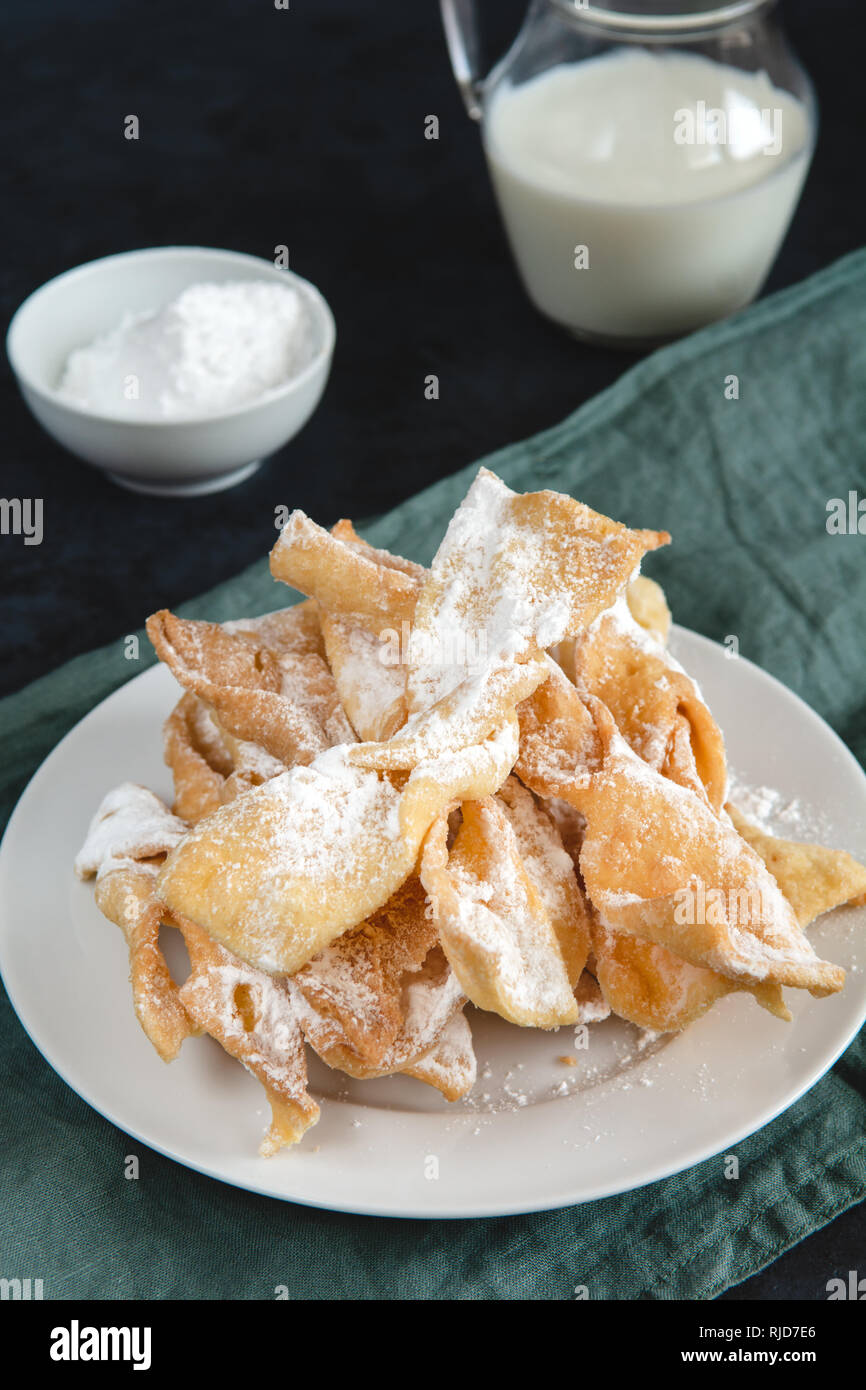 Faworki, Chrusty, Angel Wings - traditional Polish pastries served ...