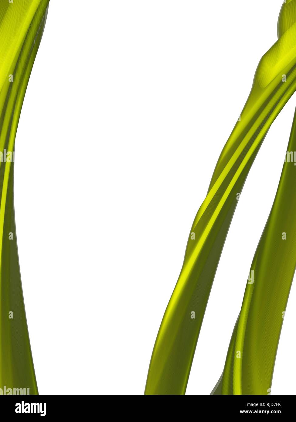 Abstract green frame wavy border hi-res stock photography and images ...