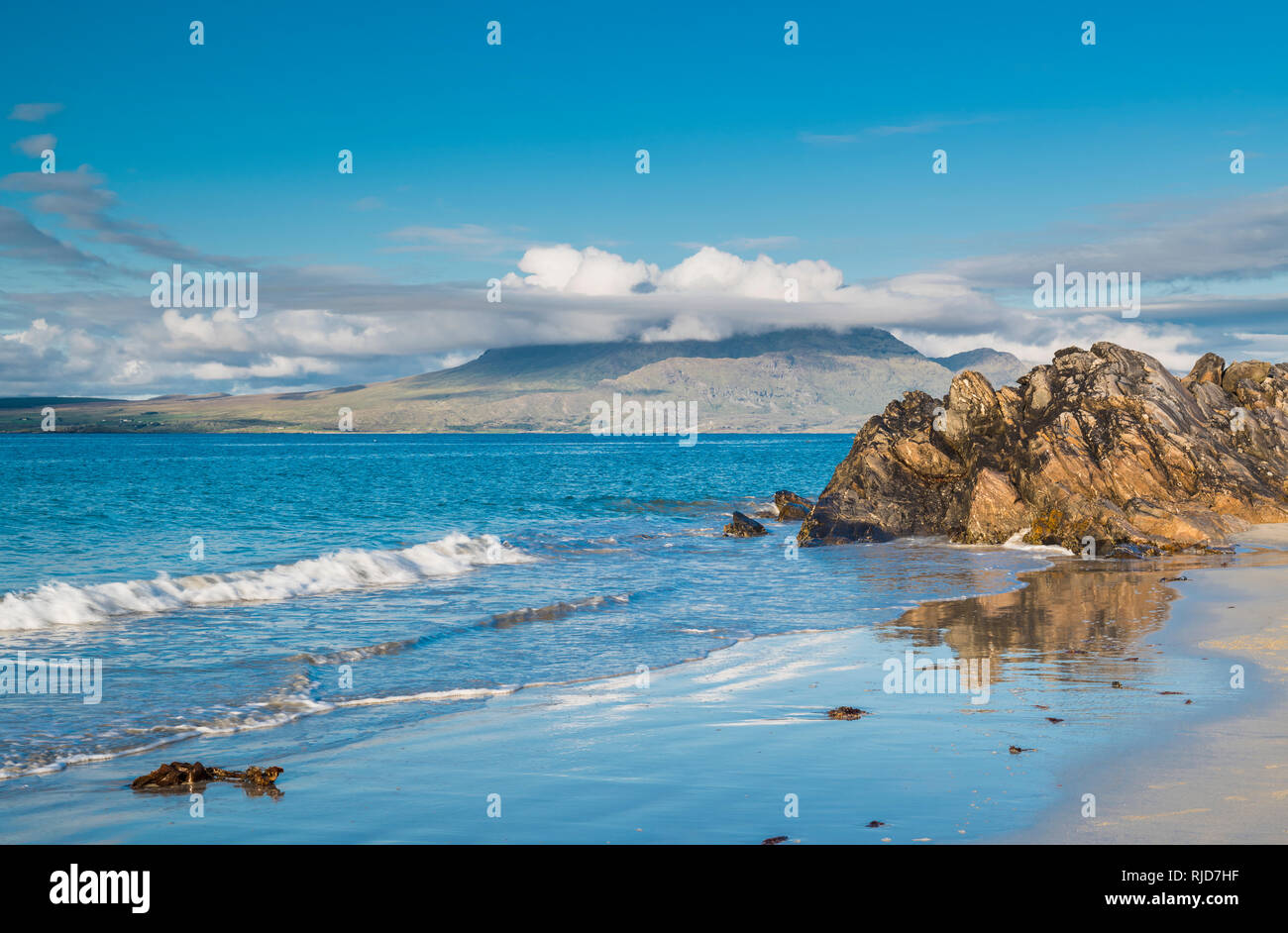 Renvyle Beach, Renvyle Peninsula, Connemara, County Galway, Ireland ...