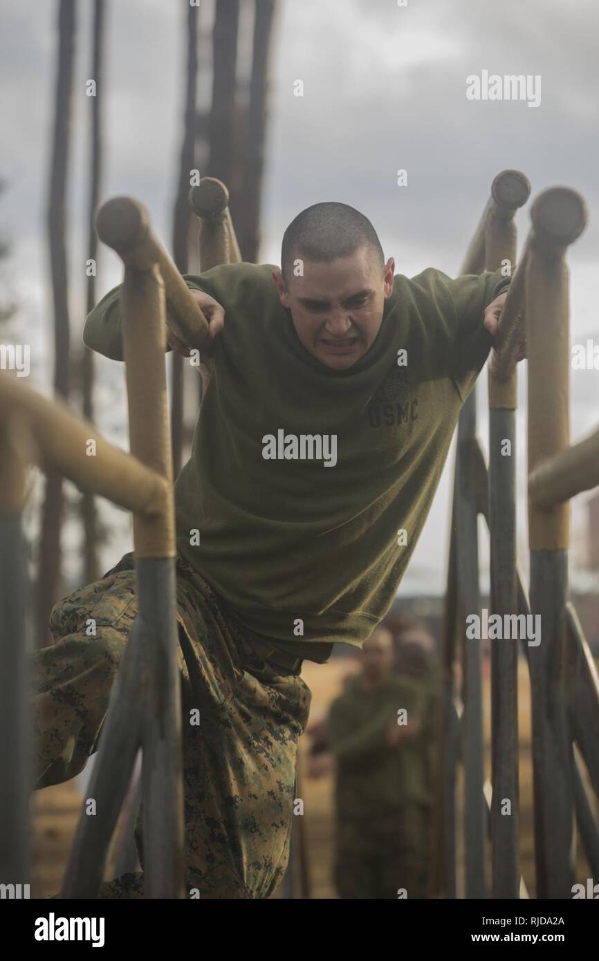 U.S. Marine Corps Rct. Michael P. Chambless with Platoon 1016, Alpha ...